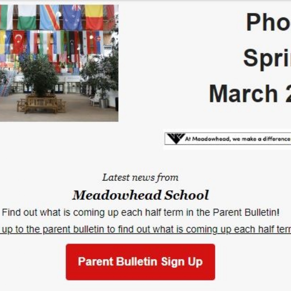 Phoenix Newsletter - March 2024 - Meadowhead School